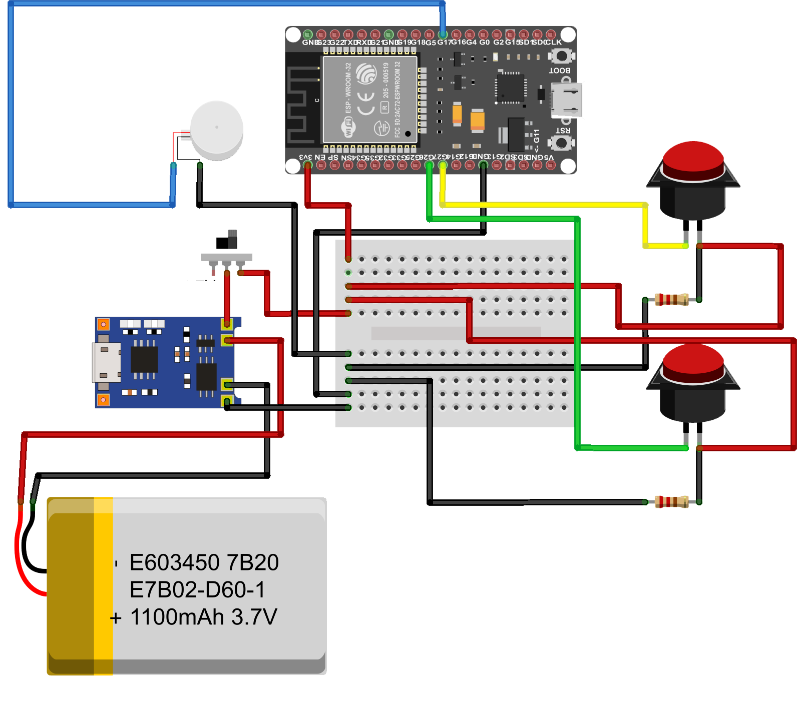 Sistema de control de horario laboral con ESP32 y Calamari.io - 2/2
